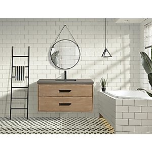 Ari Kitchen & Bath Kane 42" Bathroom Vanity Weathered Fir