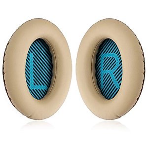 YOCOWOCO Headphones Replacement Earpads Ear Cushions for Bose QuietComfort 25—Soft Ear Pads Compatible with QC15 QC25 QC2 QC35/ Ae2 Ae2i Ae2w SoundTrue and SoundLink(Around-Ear)