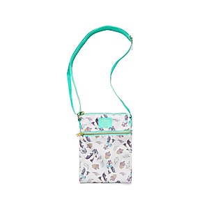Loungefly Disney Chip 'N' Dale Acorn Passport Crossbody Bag BLUE NONE