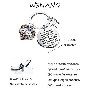 WSNANG SGRho Sorority Gift You are Braver Than You Think Keychain Greek Sorority Jewelry (SGR Always KC)