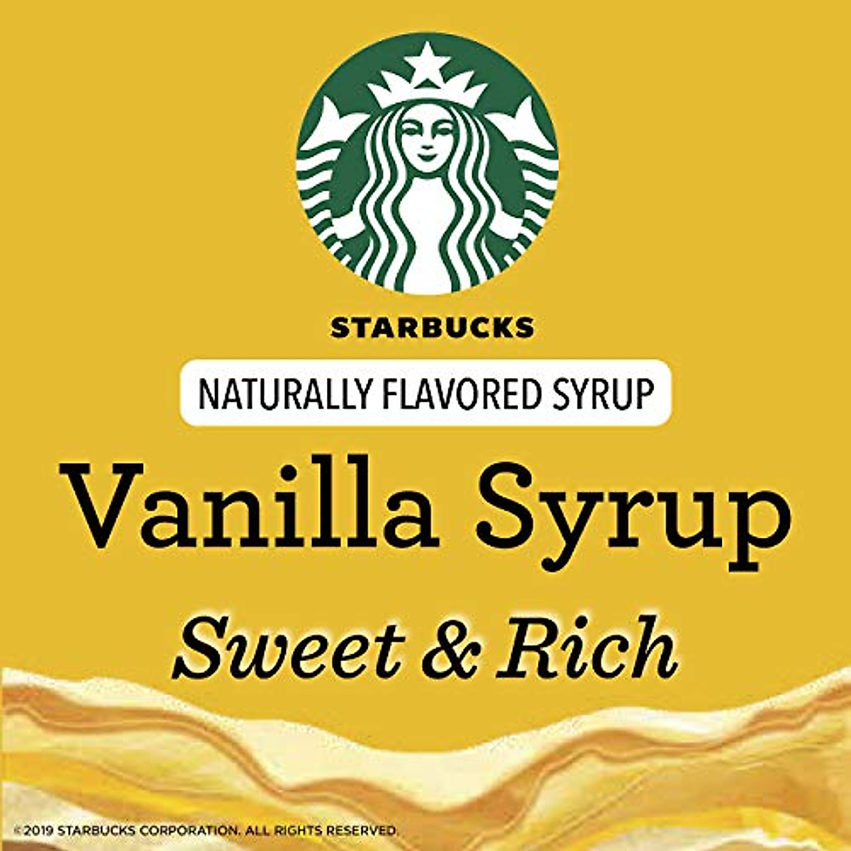 Starbucks Naturally Flavored Coffee Syrup, Vanilla, 12.17 Fl Oz (Pack of 4)