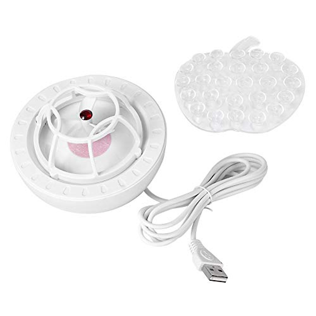 Mini Dishwasher, 5V10W Multifunctional Dishwasher 32.8"Household USB Mini Ultrasonic Dishwasher Dish Washing Machine Cleaner(Red)