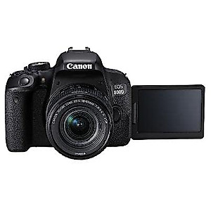Canon EOS 800D (Rebel T7i) DSLR Camera Bundle with 18-55mm STM Lens + 2pc Sandisk 32GB Memory Cards + Accessory Kit