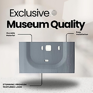 Harbor Gray Square Wall Plate for Ecobee Smart Thermostat Enhanced and Premium Cover Trim Backplate