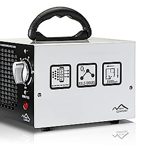 White Commercial 8,500mg/hr O3 Ozone Generator Air Purifier