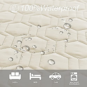 Tcksstex Waterproof & Anti-Slip Dog Bed Cover and Pet Blanket Sofa Pet Bed Mat ，car Incontinence Mattress Protectors Furniture Couch Cover for Most Cats Dogs, Pets