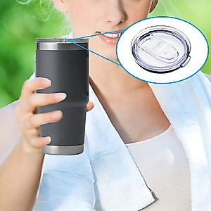 25 oz Lid Compatible for YETI Rumbler lid 25 oz Tumbler,Replacement Lids Accessories Compatible for YETI 2Pcs