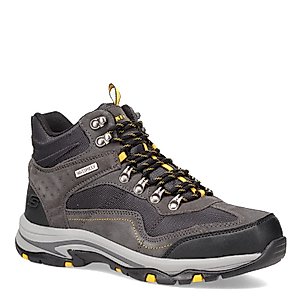 Skechers Men's Waterproof Boot Hiking, Grey, 10.5