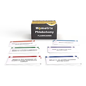 Phlebotomy Study Cards 2023-2024: Phlebotomy Exam Review and Training with Practice Test Questions [Full Color Cards]