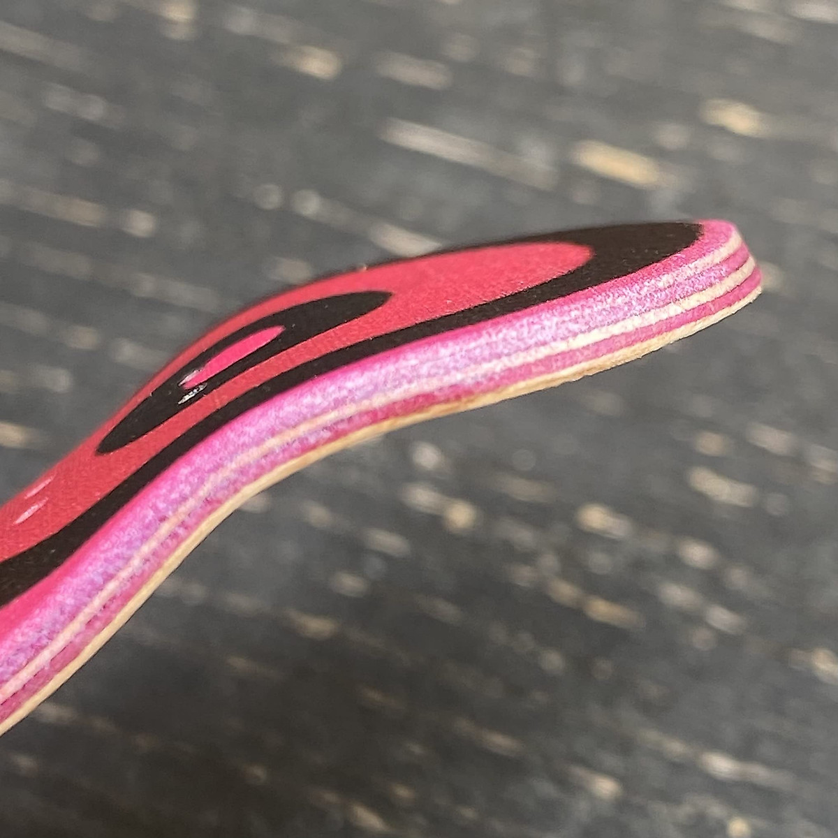 Yllo Big Hot Pink Complete 5 Ply Wood 100mm x 33mm Fingerboard with Upgraded 32mm Trucks, Lock Nuts, CNC Wheels
