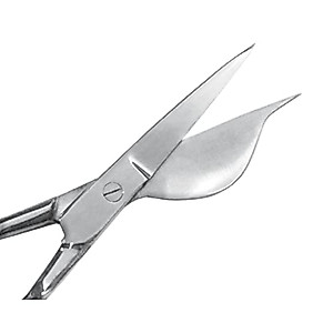 Havels Pointed Duckbill Applique Double Curve Scissors, White