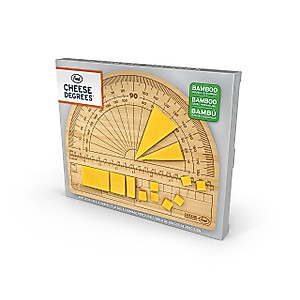 Genuine Fred CHEESE DEGREES Bamboo Cutting Board, medium -,5186692