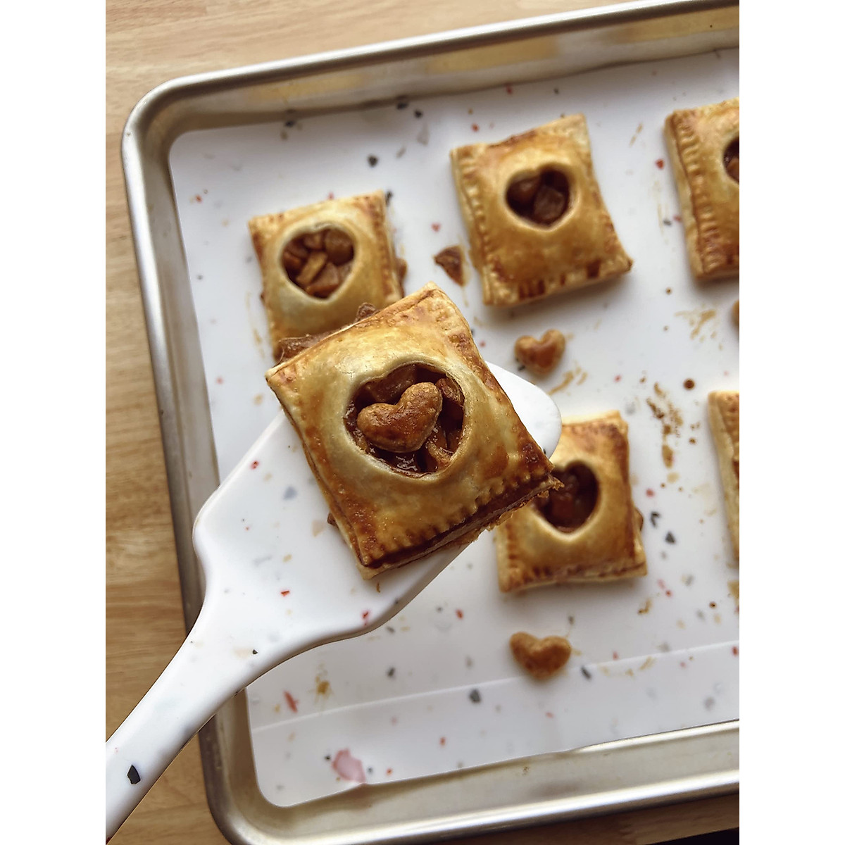 GIR: Get It Right Premium Silicone Baking Set - Non-Stick Heat Resistant Kitchen Baking Tools - Reusable Baking Mat, 11” and 8” Spatula – Sprinkles, (GIR3BK498SKL)