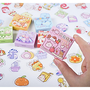 300 Pieces Cute Kawaii Cartoon Animal Stickers for Kids Small Size Korean Scrapbook Decals Pack for Photo Planner Notebook DIY Gift Card Dairy Suitcase Album Laptop Phone Case