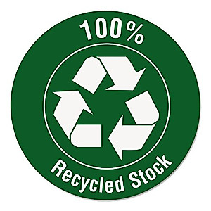 Smead 100% Recycled Fastener File Folder, 2 Fasteners, Reinforced 1/3-Cut Tab, Letter Size, Manila, 50 per Box (14547)