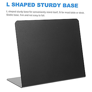 Ciieeo 1 Set Chalkboard memo Board Sign Desktop memo Board Chalk Board Sign Board Writing memo Board Standing Message Board Food Labels for Party Buffet Plastic Small Card erasable