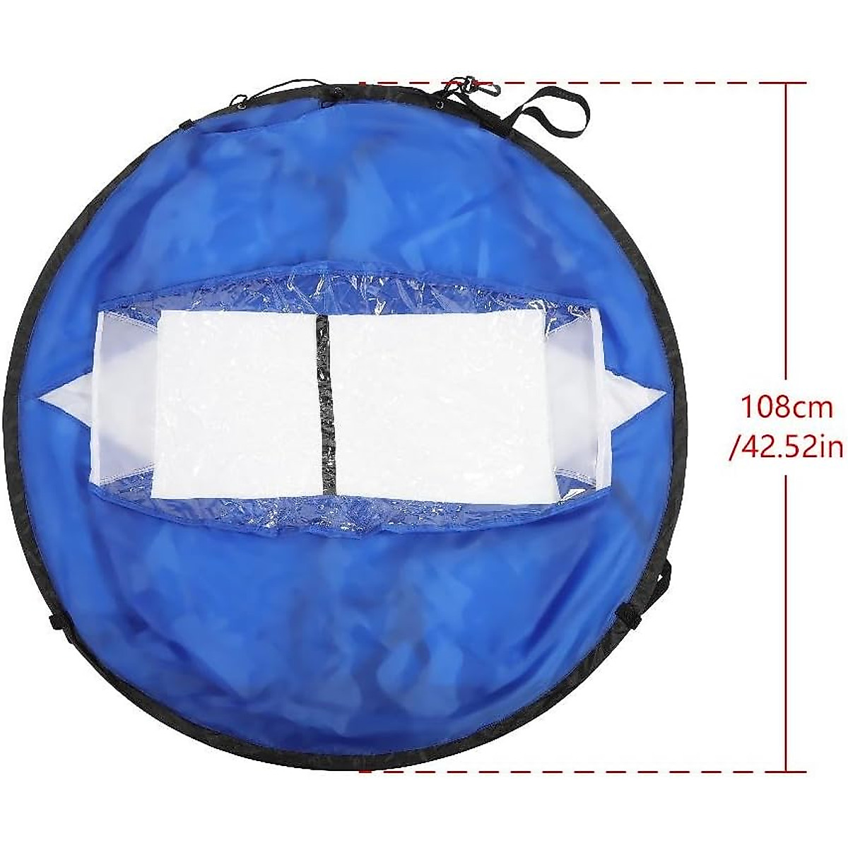 Kayak Wind Sail Downwind Wind Paddle Rowing Boats Wind Fold Up Sail Kayak Canoe Accessory