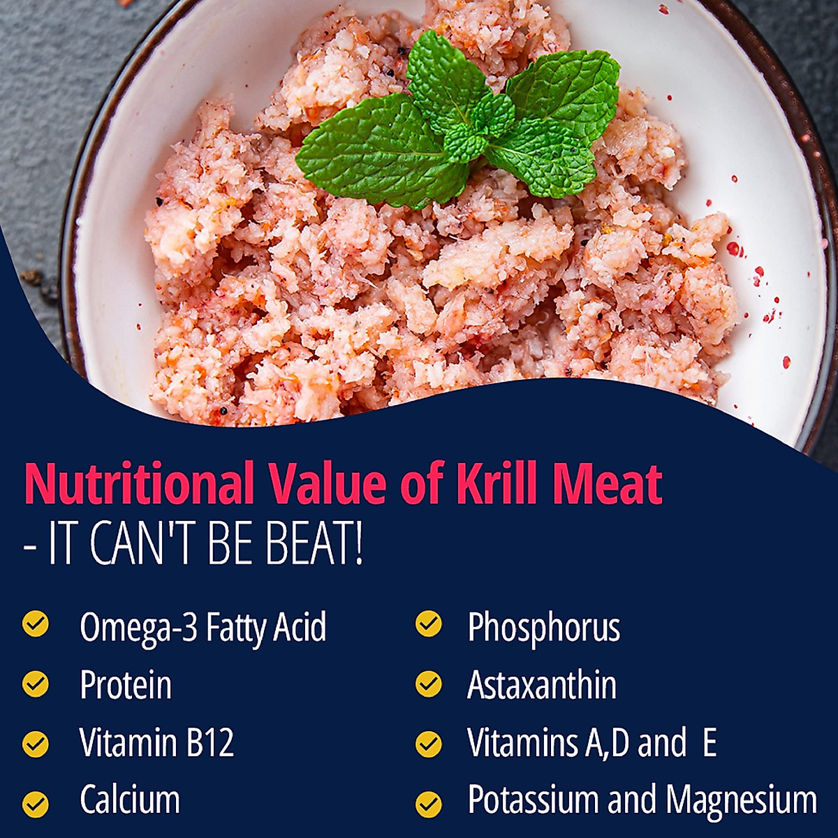 Krill Meat Aquamarine Canned Antarctic Seafood Krill Meat like Tiny Shrimp in a Can - Wild Caught Seafood - 3.7 oz (1)