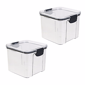 Geesatis 2 Pcs Food Storage Containers with Lid, 24oz Meal Prep Container Set, for Kitchen Organizers and Storage Container