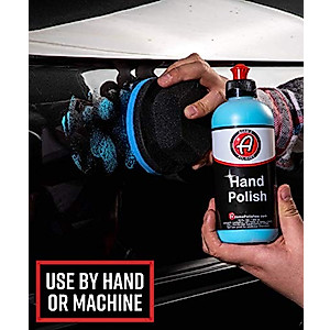 Adam’s Hand Polish Paint Revive | Ultimate Top Coat Polish & Glaze Infused with Polymer Protection Wax Sealant | Correct, Finish, & Protect New Mirror Like Finish All-in-One Formula (12oz)