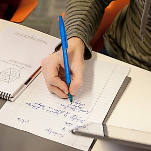 Reynolds 045 Student Ball Pens Fine Point (0.7mm), Blue Ink, Jar (50 count)