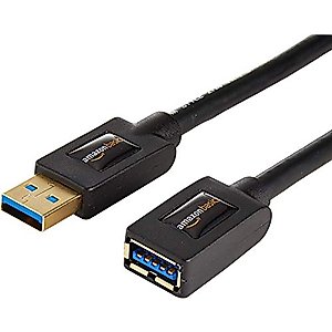 Amazon Basics USB 3.0 Extension Cable - A-Male to A-Female Extender Cord - 6 Feet (2 Pack), Printer