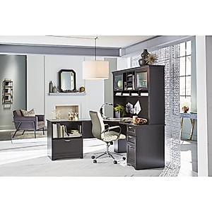 Realspace® Magellan Performance 71"W L-Shape Corner Desk, Espresso