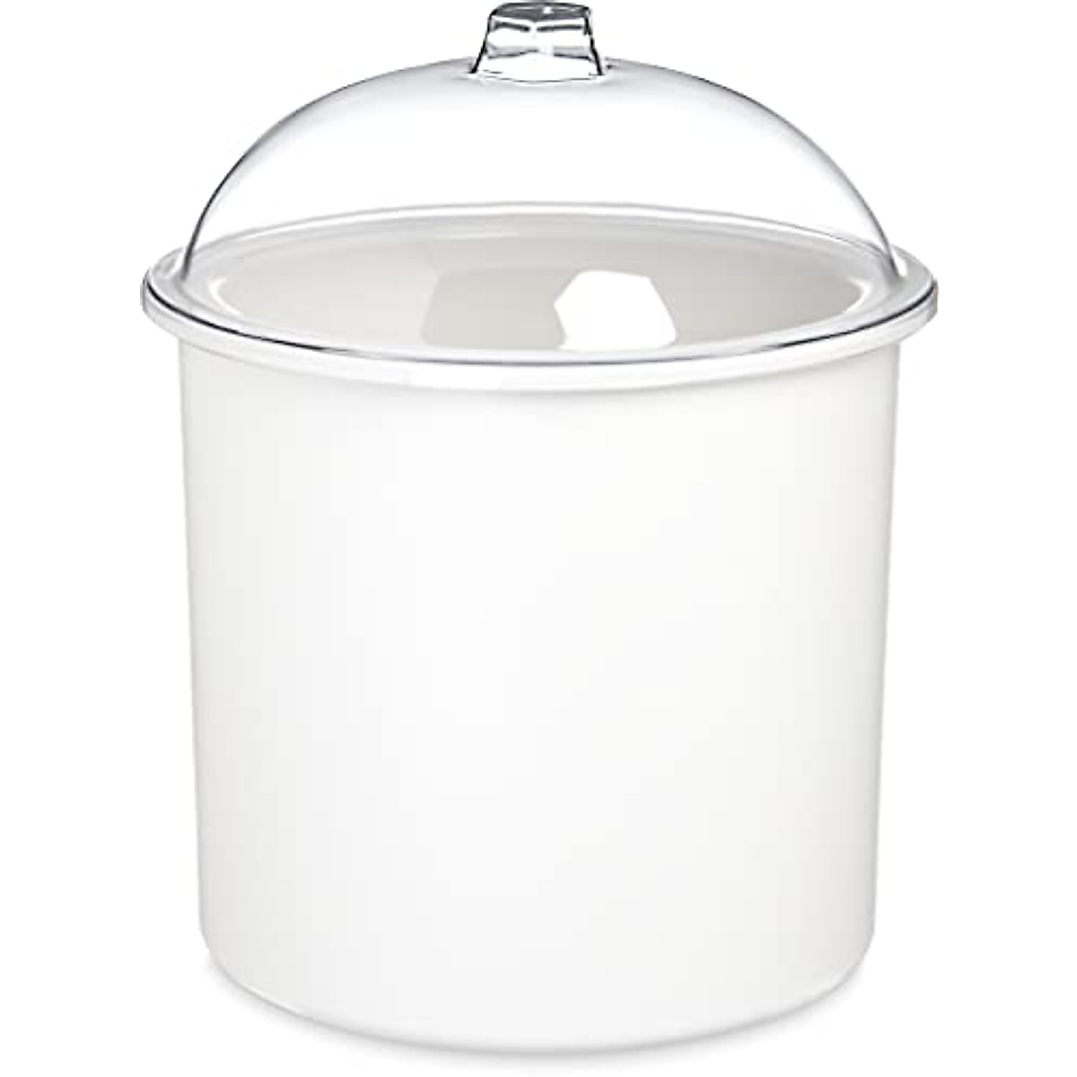Carlisle FoodService Products Coldmaster Plastic Ice Cream Server and Lid, 3 Gallon, White