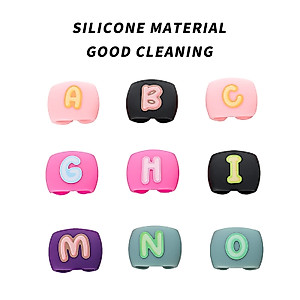 COZYOCHY 26PCS Wine Glass Charms with Letter Marks Identify Your Glass with Ease - Wine Glass Charms for Cocktails, Martinis & Champagne Glasses.Perfect for Parties & Gatherings