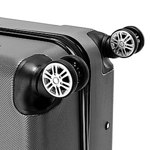 3-in-1 Portable ABS Trolley Case 20" / 24" / 28" Dark Gray