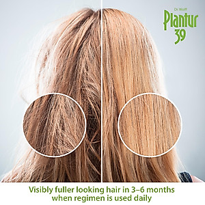 Plantur 39 Phyto Caffeine Women's 3 Step System for Fine, Thinning Natural Hair Growth - Shampoo, Conditioner, Tonic