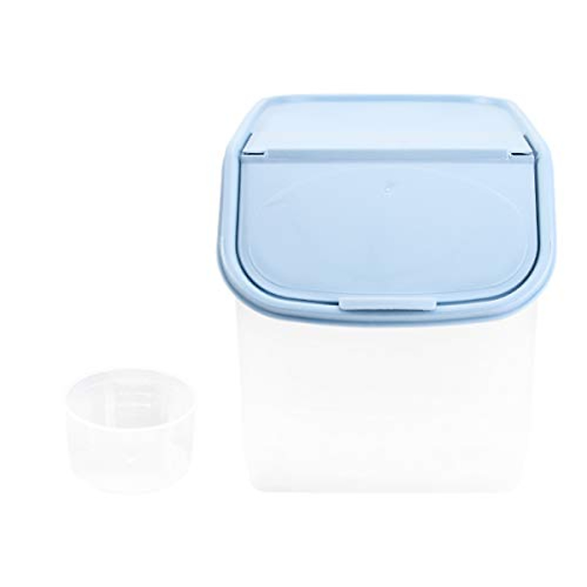 Cabilock Rice Storage Bin Cereal Containers Large Dispenser Food Storage Containers Kitchen Pantry Storage Containers for Sugar Flour and Baking Supplies Blue