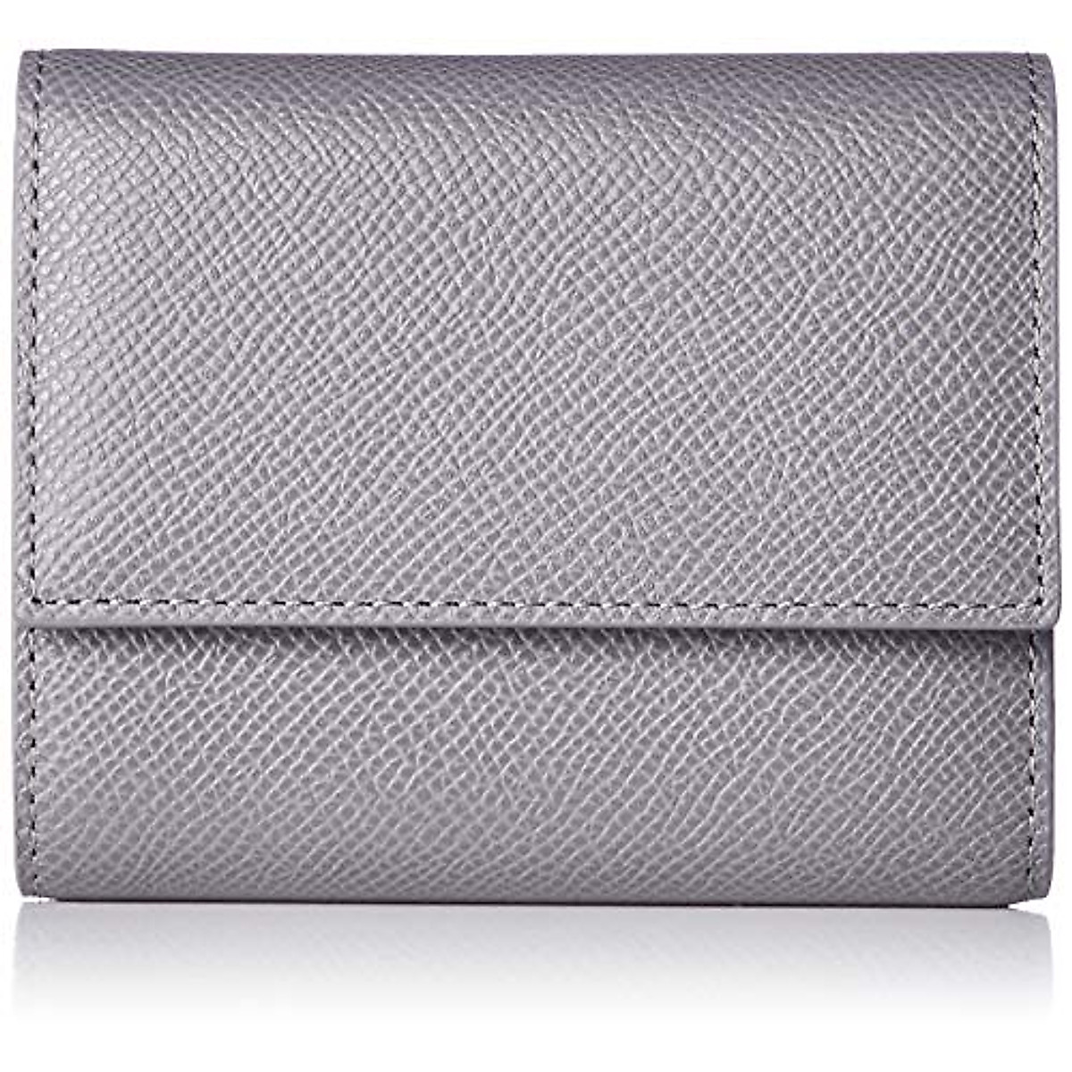 KINGZ(キングズ) Men's Embossed Wallet (Trifold), Grey (Grey Marl)