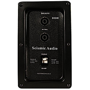 Seismic Audio - SALA-210-PKG1 - Four Passive 2x10 Line Array Speakers with Dual Compression Drivers - PA/DJ Band Live Sound