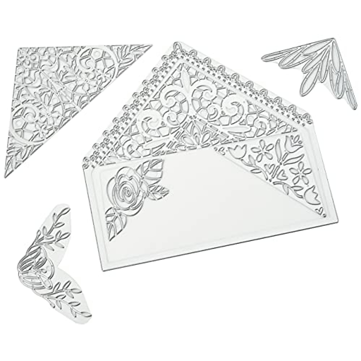 Sizzix Thinlits Die Set , Envelope Liners, A7, 7 Pack, One Size, Multicolor 7 Piece