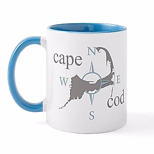 CafePress Cape Cod Compass Mug Ceramic Coffee Mug, Tea Cup 11 oz