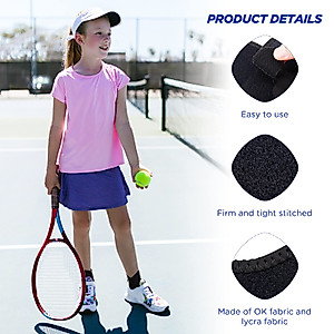 Lewtemi 4 Pairs Kids Ankle Brace includes 2 Pairs Foot Brace Supports Ankle Protector Wraps and 2 Pairs Knitted Ankle Sleeve Socks Kids Compression Socks for Sports Protection Joint Ankle Sprain