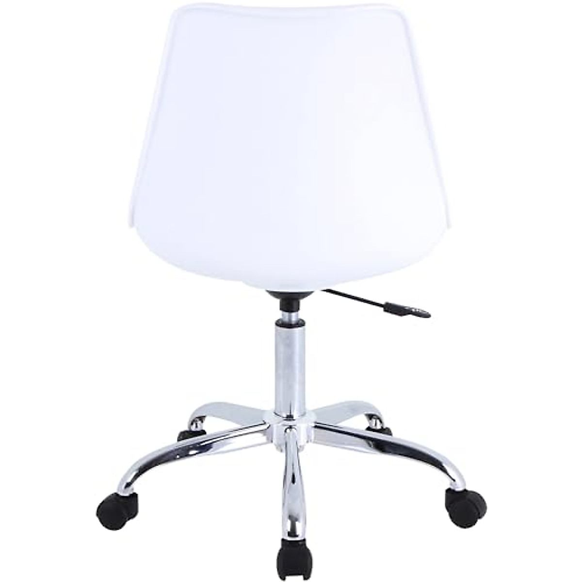 Lorell Plastic Shell Task Chair, White