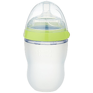Comotomo Baby Bottle, Green, 5 oz