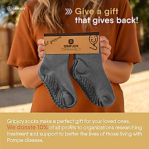 Gripjoy Toddler Socks with Grippers - Non Slip Socks for Kids - Toddler Grip Socks - 2T-4T - Boys Mix - 4 Pairs