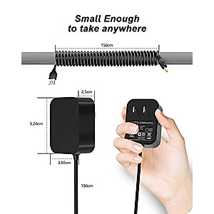 10.5V for Bissell 28806 Perfect Sweep Turbo Charger Replacement Bissell 2032621 Perfect Sweep AC Adapter