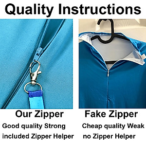 Full Bodysuit With Zipper Helper Womens Costume Without Hood and Gloves Socks Spandex Zentai Unitard (Medium, Green)