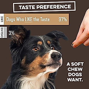 BRUTUS & BARNABY Turmeric for Dogs- Organic Turmeric with Curcumin, Soft Chews with Collagen and Bioprene Provides Hip and Joint Support Reduces Inflammation from Arthritis