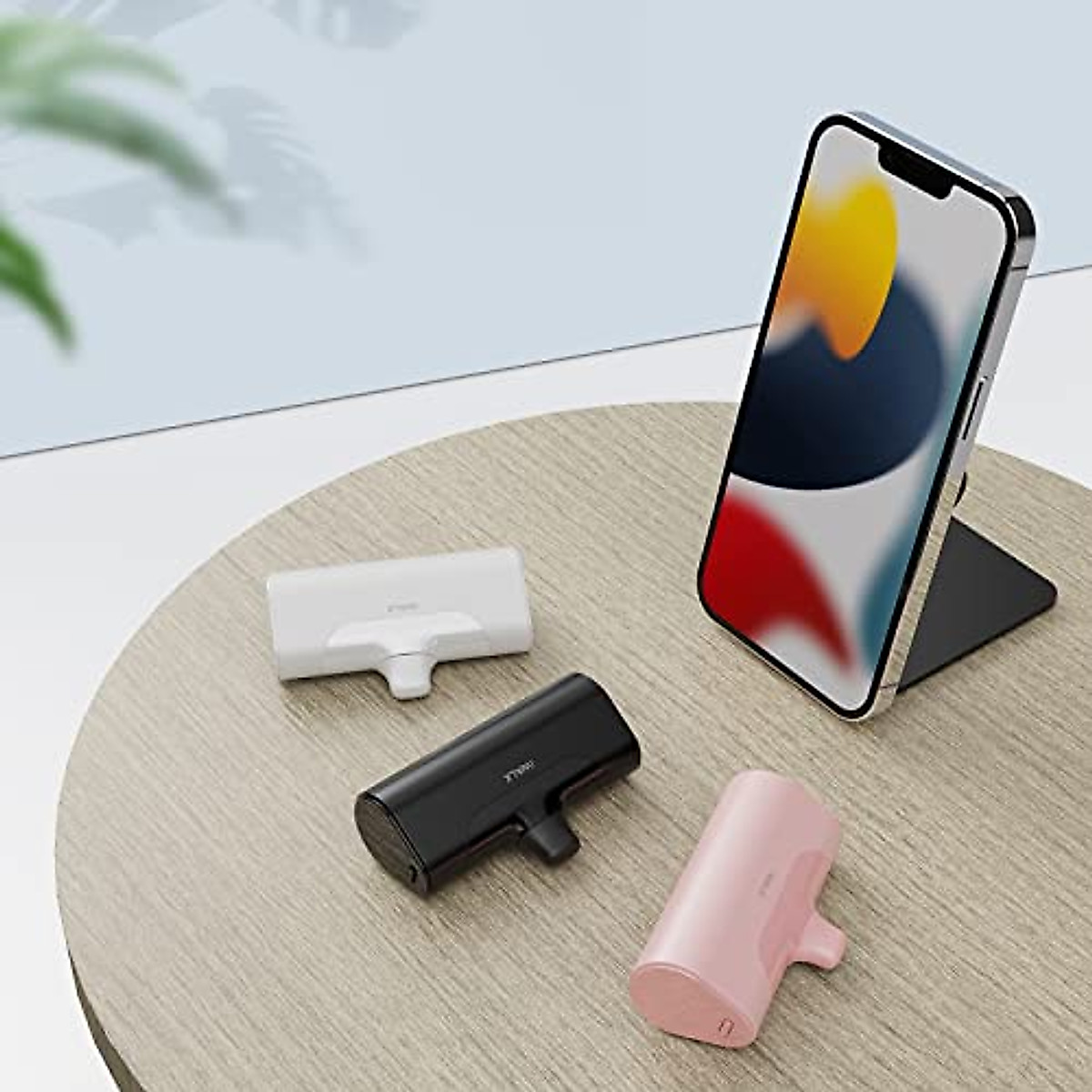 iWALK LinkPod 4 Portable Charger Power Bank 4500mAh 【3 Pack】 Small and Cute Battery Pack Compatible with iPhone 14/14Plus/13/13 Pro/13 Pro Max /12/12 Pro/12 Pro Max/11 Pro/XR/X/8/6s，Airpods and More