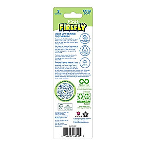 FIREFLY First Firefly Training Light Up Toothbrush, Baby Shark, Yellow