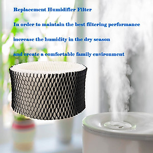LuckySlycyc HWF62 Humidifier Filter Replacement, Compatible with for HWF62 HWF62CS HWF62D SF212, Fits Sunbeam Humidifier Models SCM1100, SCM1701, SCM1702, SCM1762(4 Pcs)