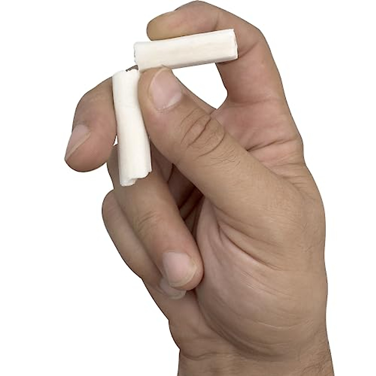 Mandarin Bird Toys by M&M 5513 Skinny Sola Logs Pk12 - Handcut Air Dried Natural Sola Wood Sticks, Easy for Birds to Chew and Shred, Lightweight, Break by Hand, Delight for Small Size Pets