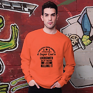 Unique Gift Idea for Locksmiths Showcasing Their Skills Grey and Muticolor Unisex Long Sleeve T Shirt