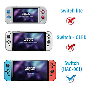 TOMSIN LCD Screen and Digitizer Touch Screen Replacement Parts for Nintendo Switch (HAC-001)