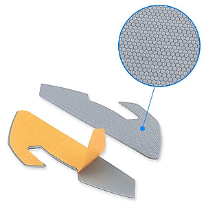 A Pair Grip Tape Replacement for Razer Viper/Viper Ultimate Gaming Mouse (Gray)